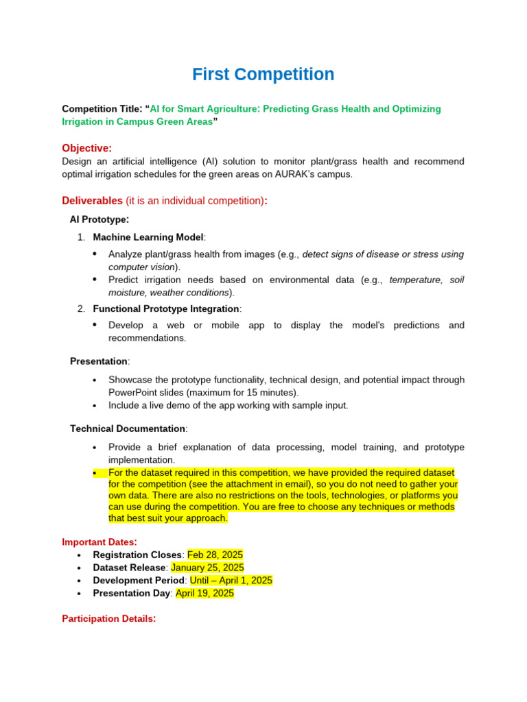 AI Competitions V1 | PDF | Artificial Intelligence | Intelligence (AI ...