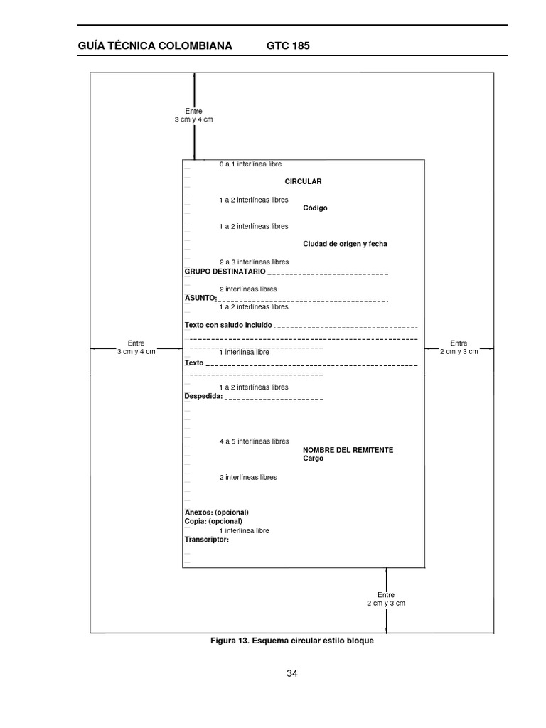 Guía Técnica GTC 185: Formato Circular | PDF