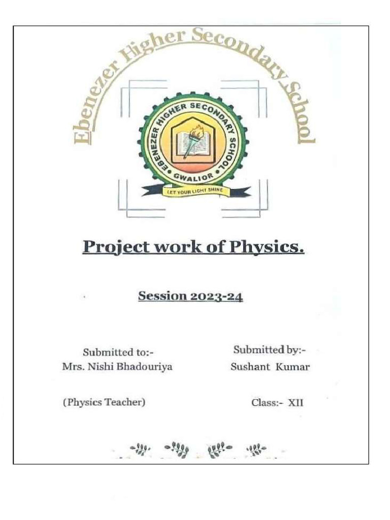 Phyiscs File | PDF