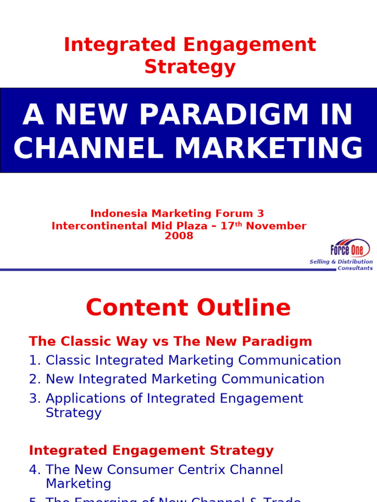 New Paradigm in Channel Marketing | PDF | Marketing Communications ...