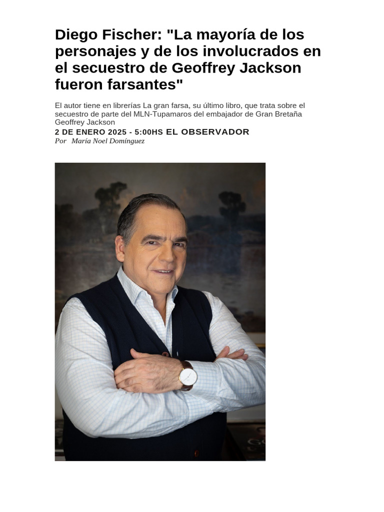 Diego Fischer La Gran FArsa | PDF | Uruguay