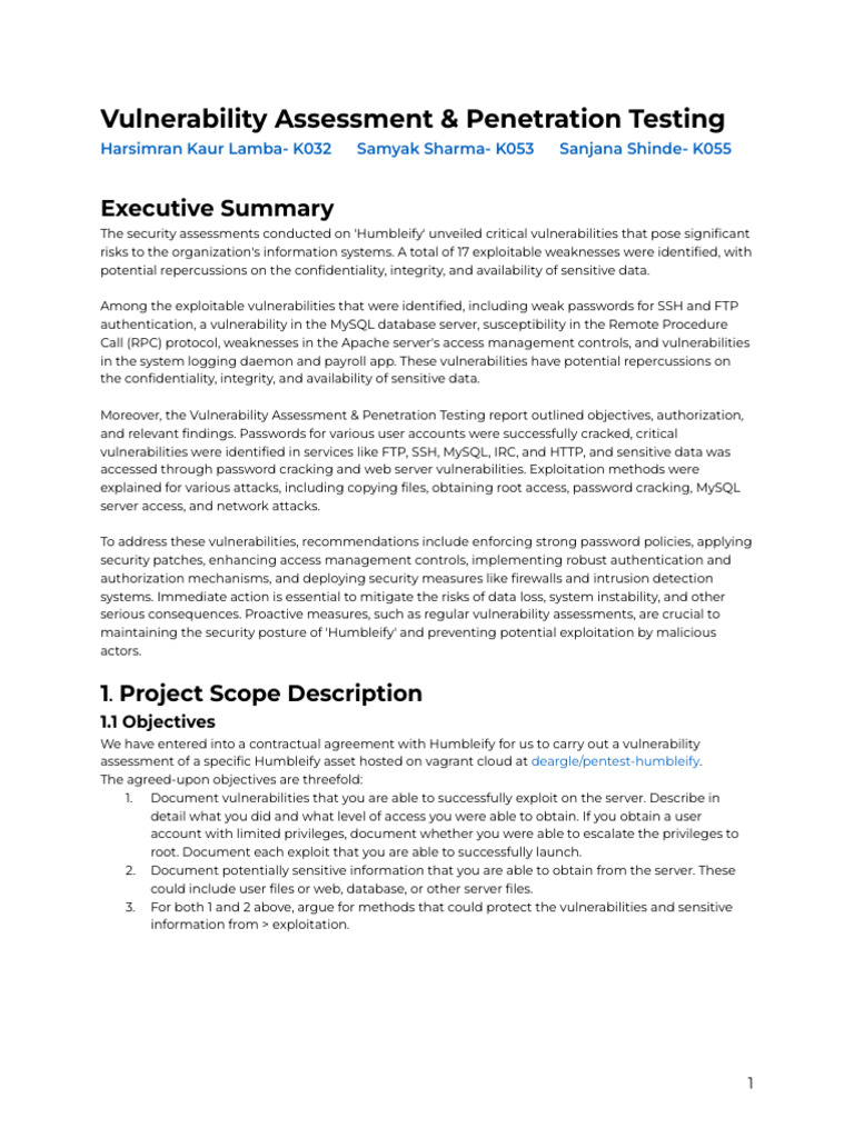 K032 - K053 - K055 - VAPT Report | PDF | Security | Computer Security