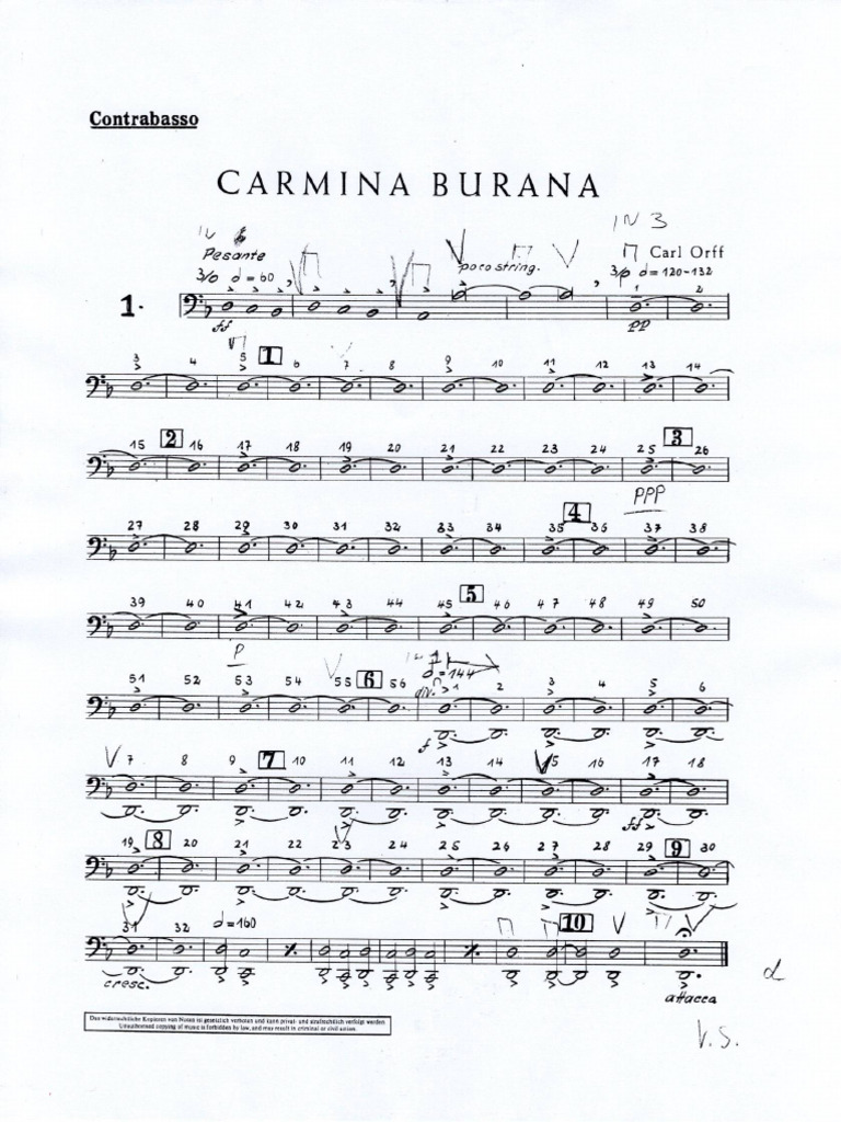 Carmina Burana-Basso | PDF