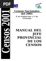 Manual Jefe de Seccion Urbano | PDF | Censo | Reclutamiento