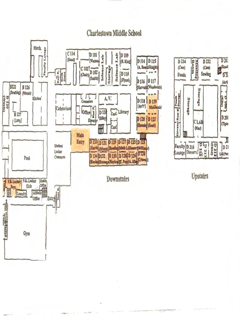 Charlestown Middle School Map | PDF