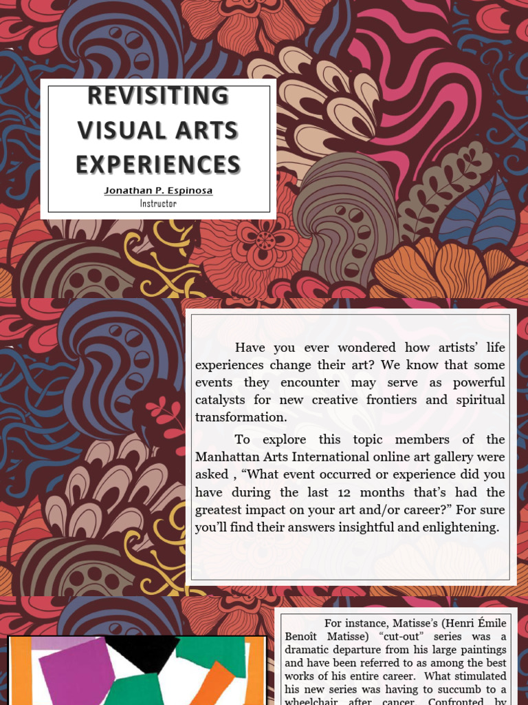 Revisiting Visual Arts Experiences | PDF | The Arts