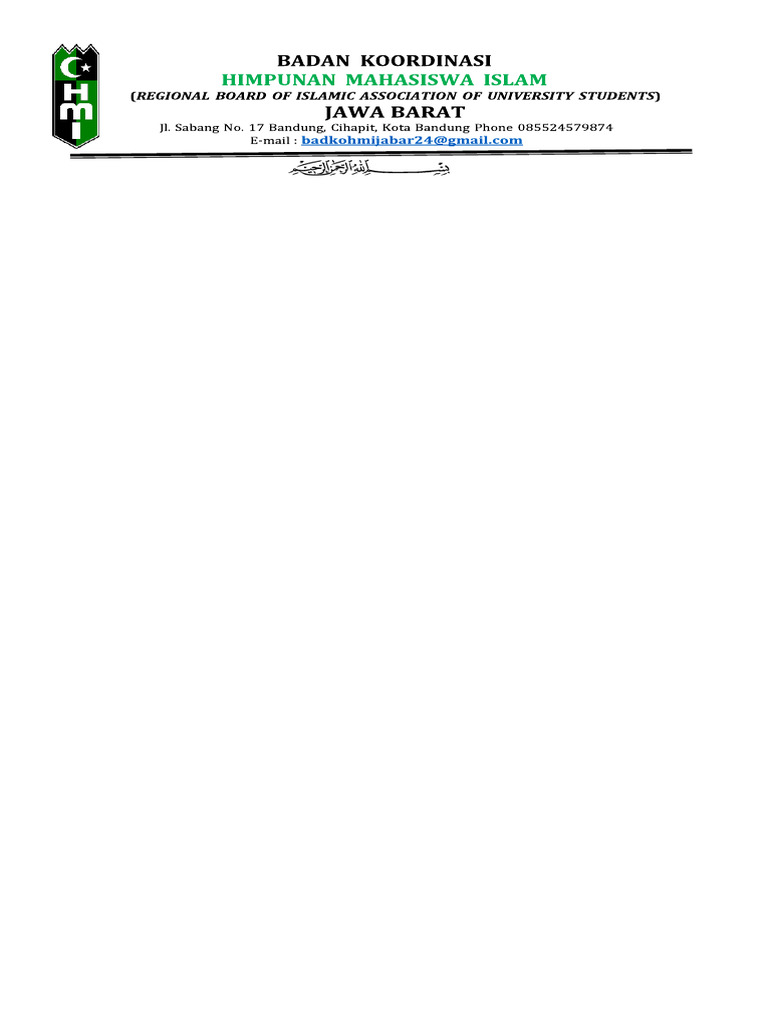 Format Lpj Pleno 1 Badko Hmi Jawa Barat | PDF