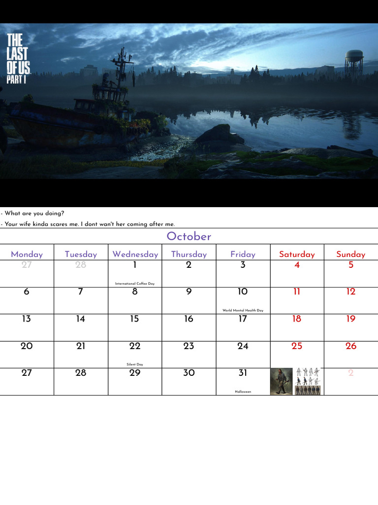October 2023 Calendar Highlights | PDF