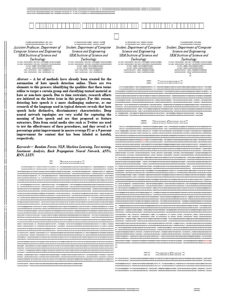Hate Speech Detection Using Machine Learning2 | PDF | Machine Learning | Hatred