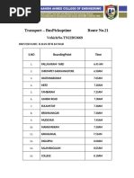 Pushpak Bus Timings and Routes | PDF