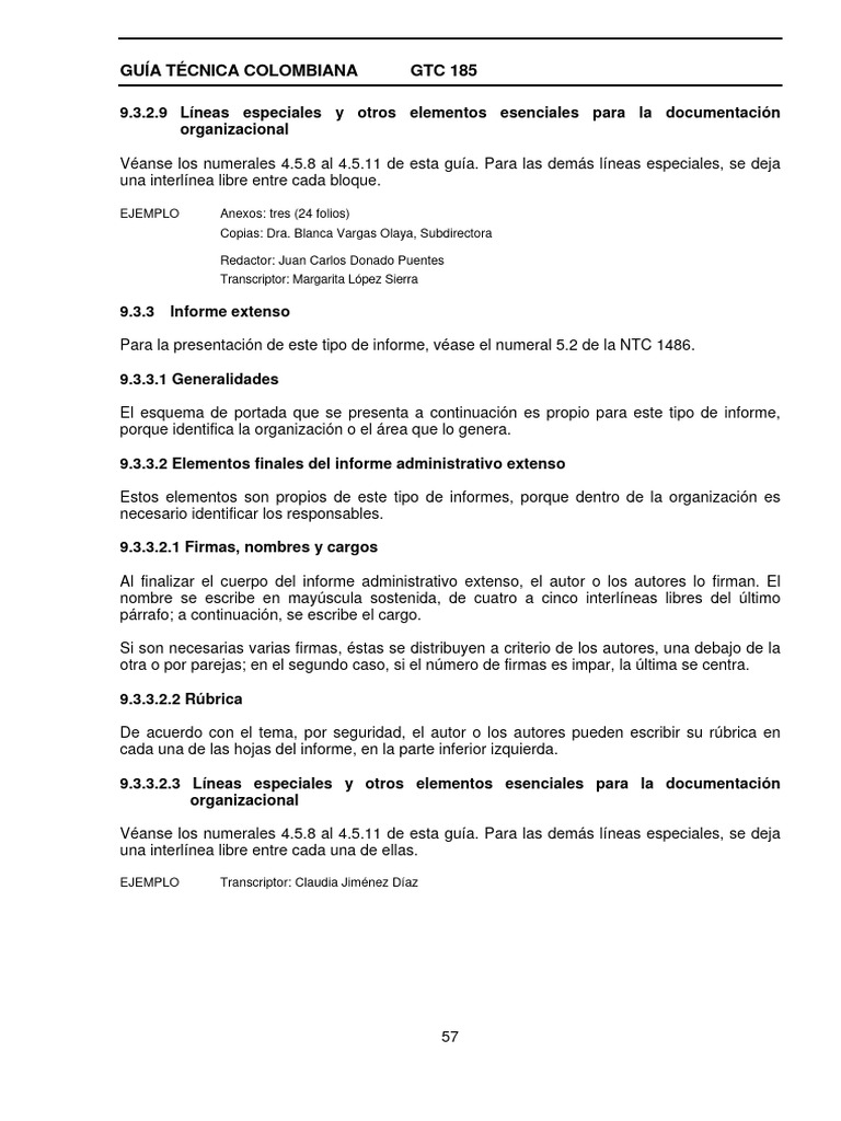Guia Tecnica GTC Colombiana 185-65 | PDF