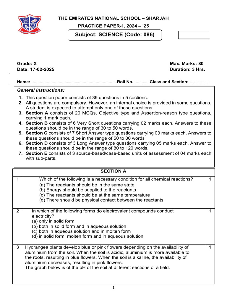 GR 10_PRACTICE QP | PDF | Soil | Ecosystem