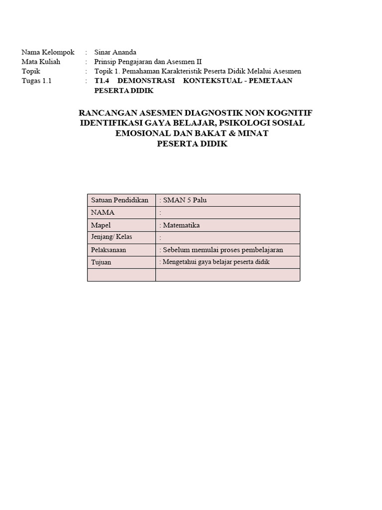 T1.3b-Demonstrasi Kontekstual_Sinar Ananda | PDF