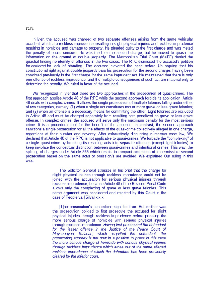 criminal procedure | PDF | Double Jeopardy | Crimes