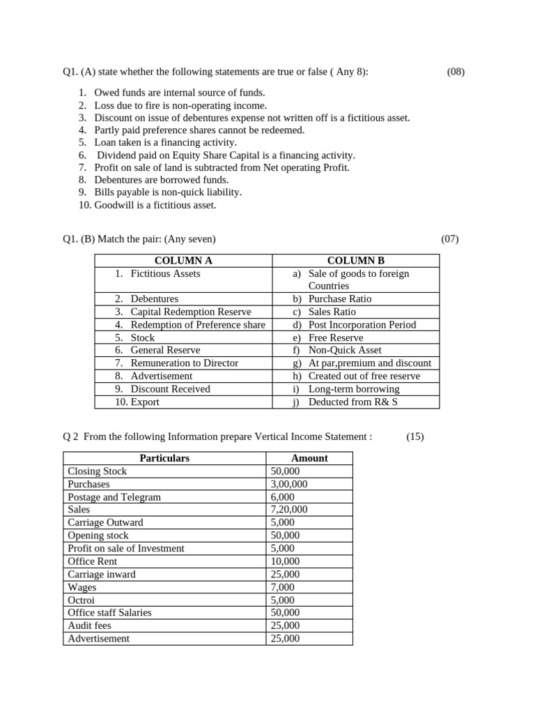 SYBAF Sem 3 Financial Accounting Guide | PDF | Debits And Credits ...