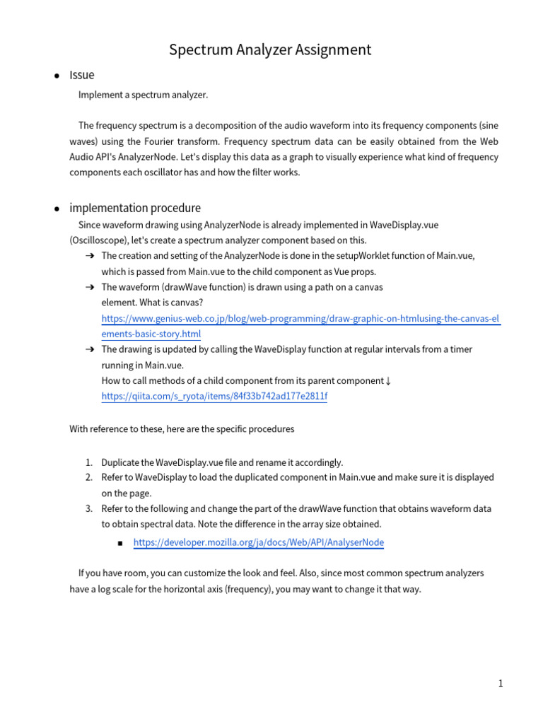 Spectrum Analyzer for Developers | PDF