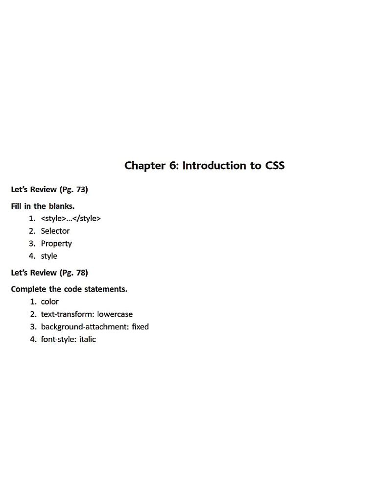 class 6 ICT final term book answers | PDF