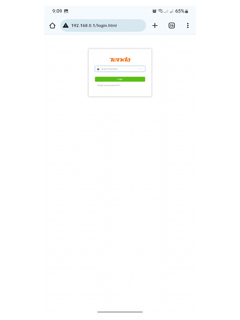 Tenda.login/tutorial | PDF