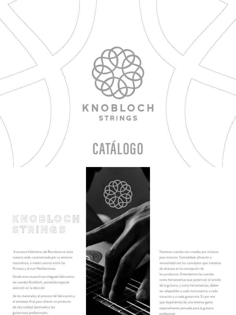 Knobloch_Catalogue_2021_ES | PDF | Guitarras | Sonido