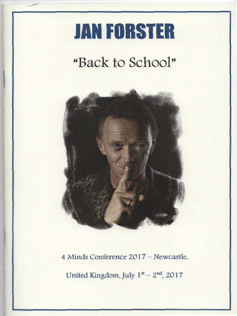 Jan Forster Back To School | PDF