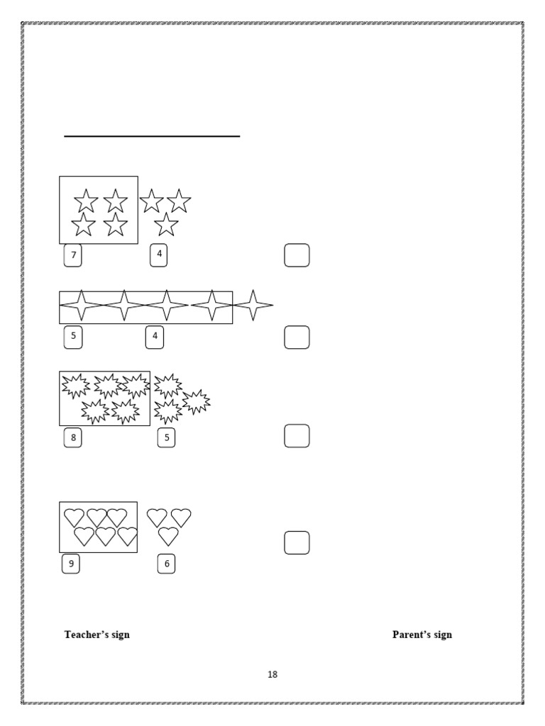 CBSE Class 1 Maths Practice Worksheets (33) - Subraction | PDF