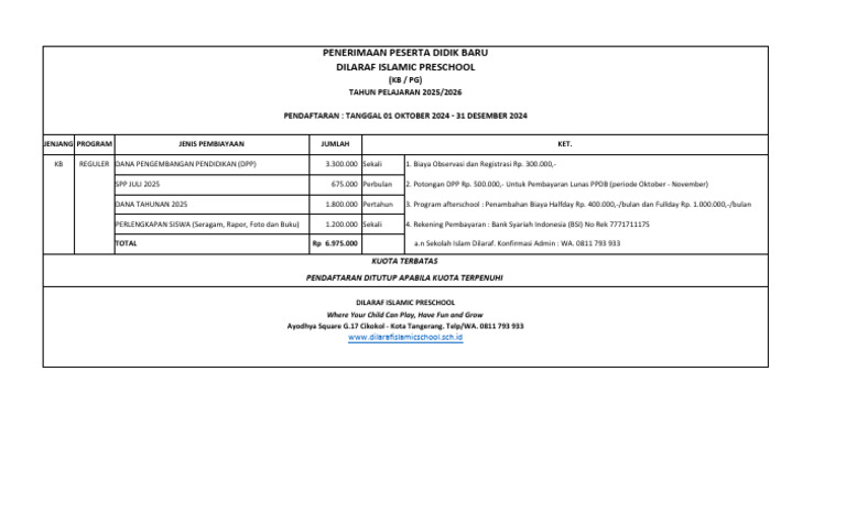 PPDB KB 2025-2026 | PDF