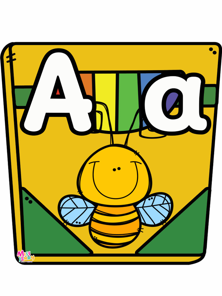 VOCALES Crayola Miss Jenny | PDF