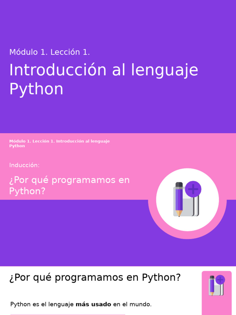 Introduccion A Python Pdf Programación Programa De Computadora