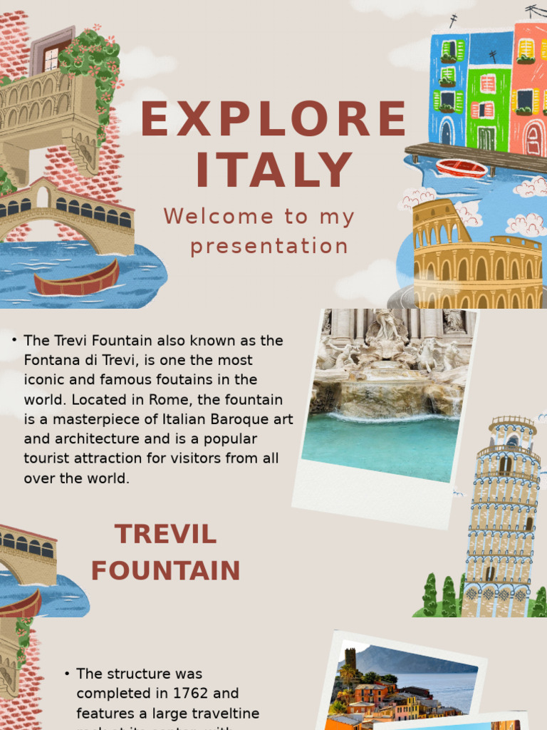 Trevi Fountain: Italy's Iconic Landmark | PDF