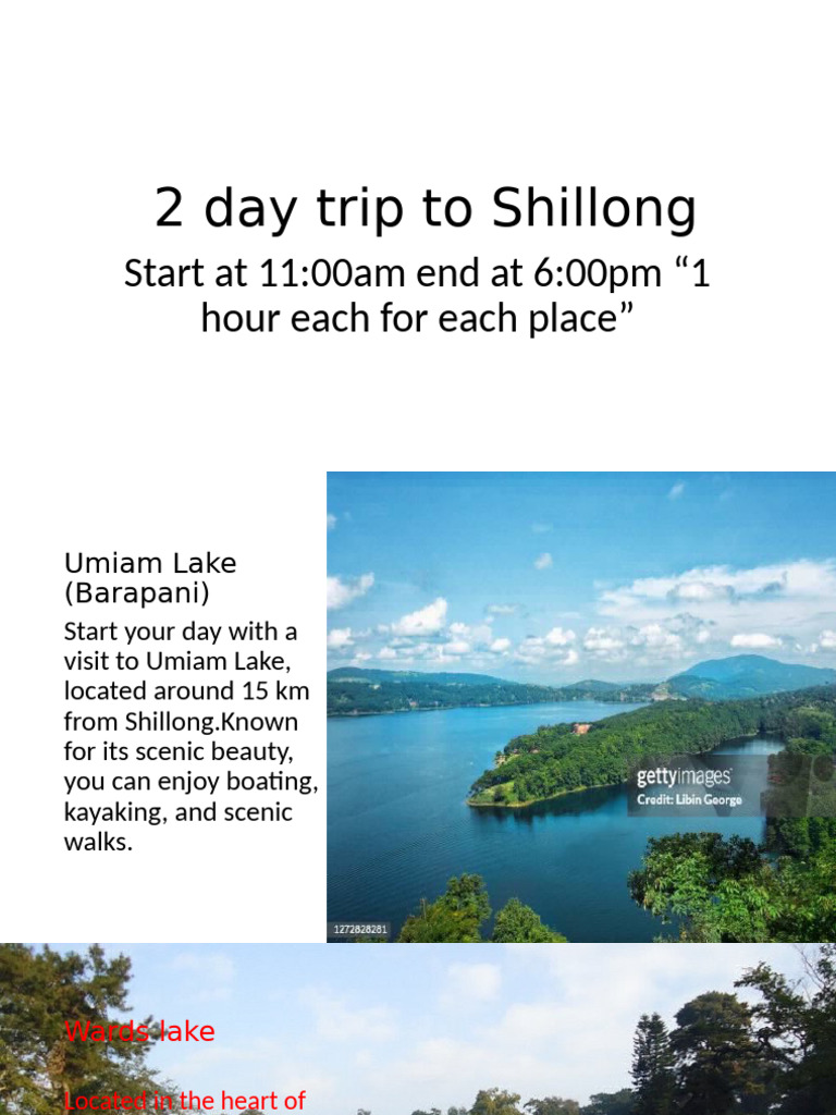 Shillong Adventure for Nature Lovers | PDF