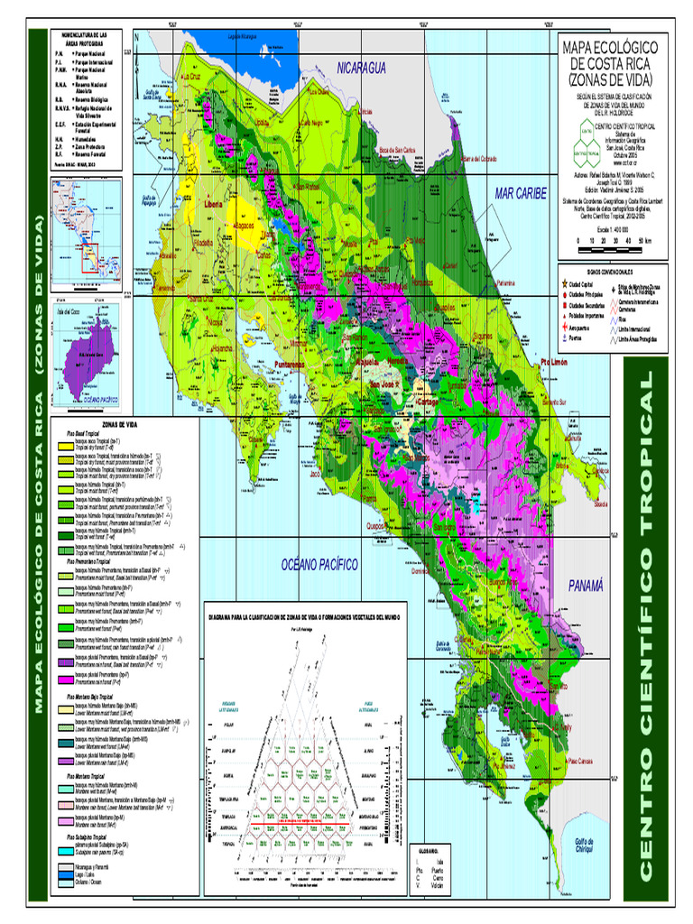 Mapa Ecológico de Costa Rica | PDF