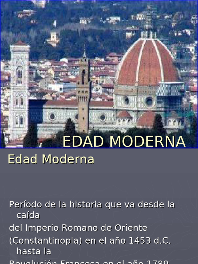 edad moderna | PDF | Renacimiento | Período moderno temprano