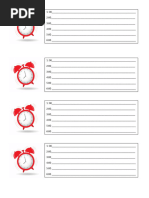 2-Hour Turning Schedule Chart | PDF