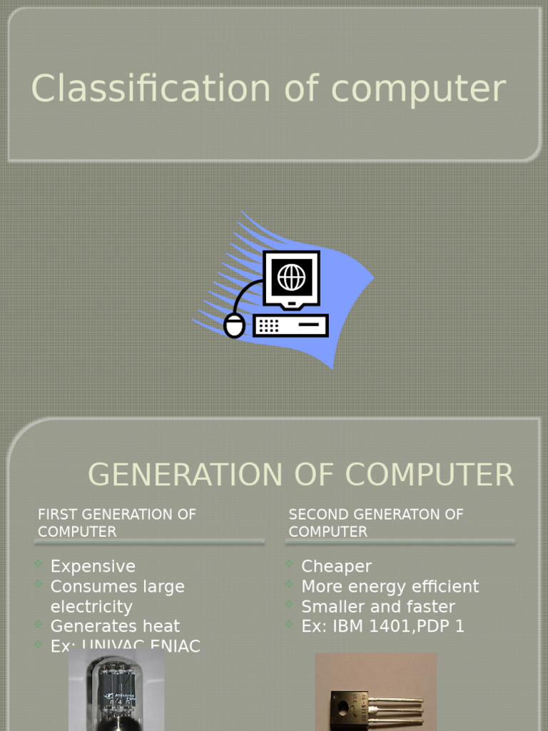 Classification of Computer | PDF