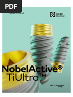 Manual Nobel Active | PDF | Dental Implant | Drill