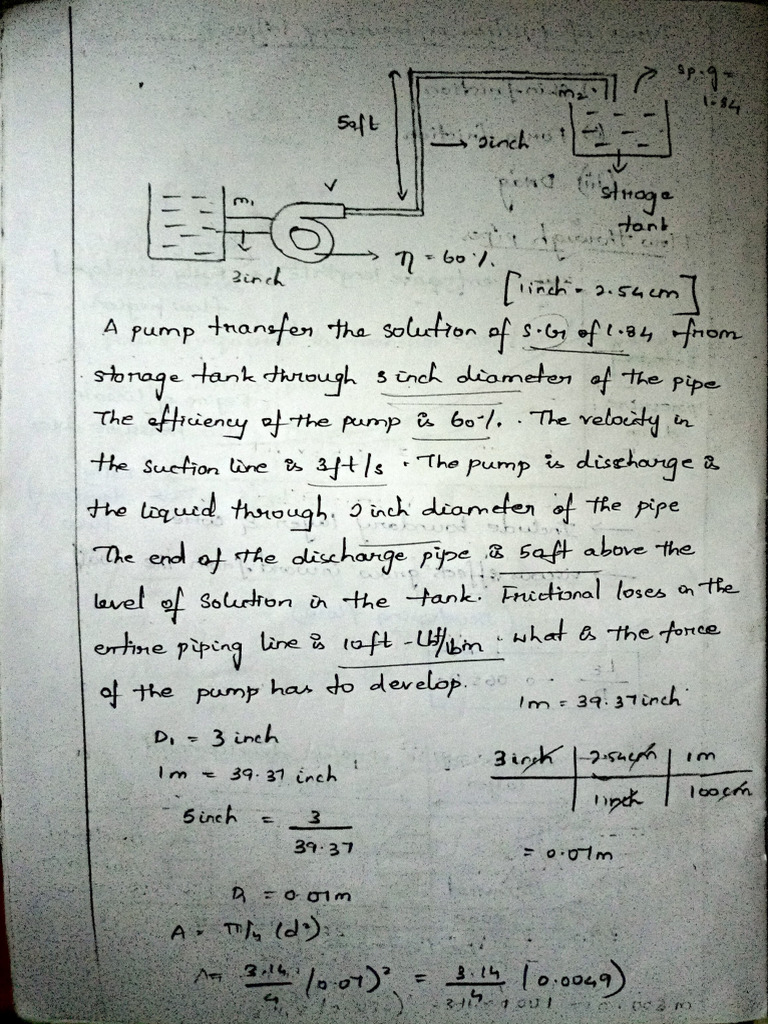 Fluid Mechanics Numericals | PDF