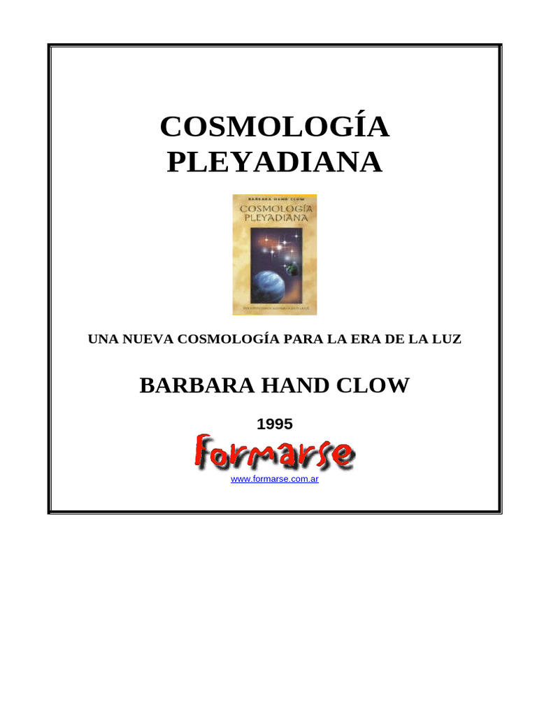 Cosmología Pleyadiana y Era de Luz | PDF | Universo | Espectro ...