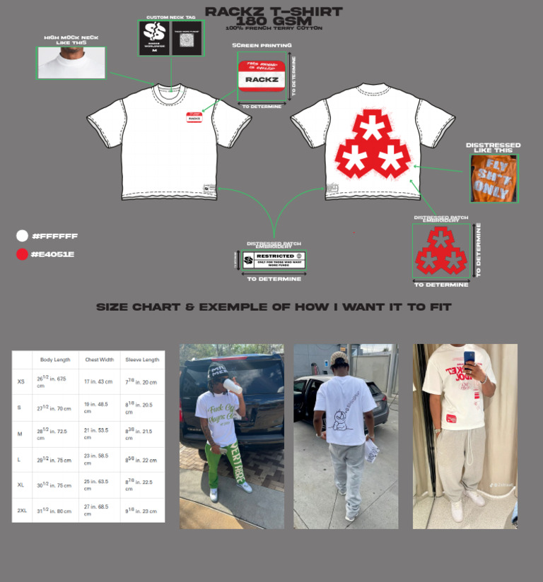 Rackz T-SH I RT 180 GSM: Screen Printing | PDF