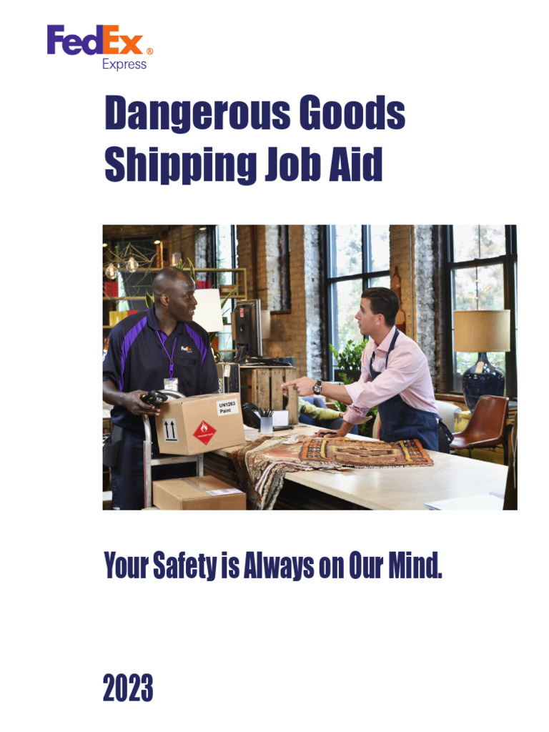 Dangerous Goods Shipping Guidelines | PDF | Dangerous Goods | Cargo