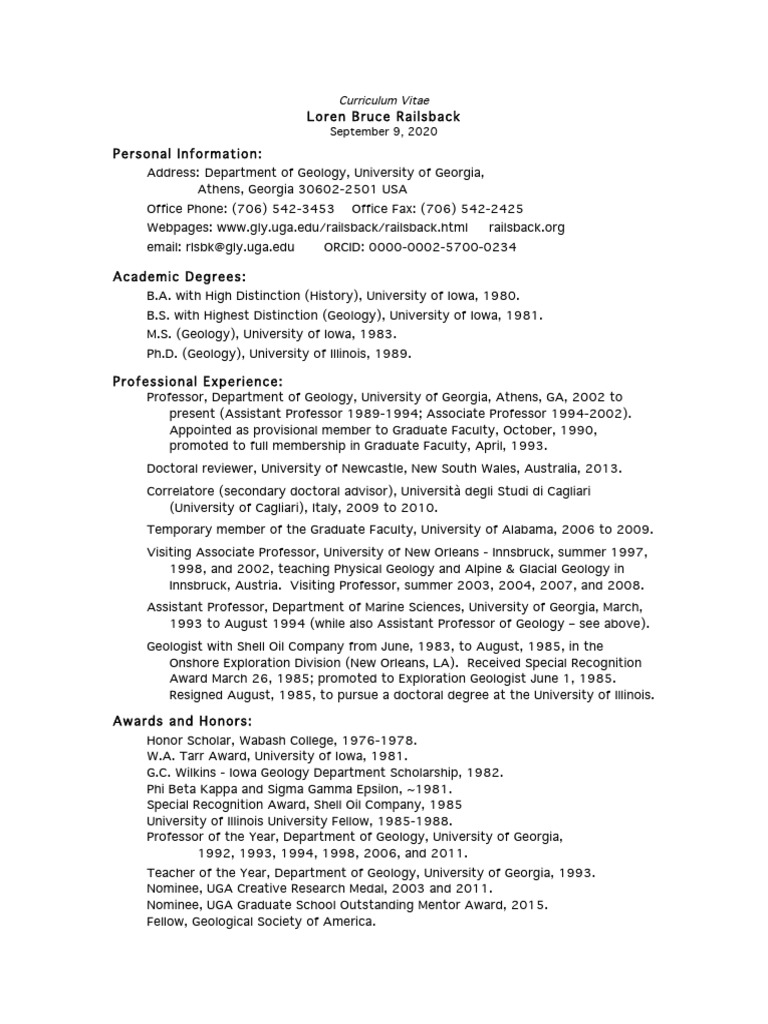 Railsback_2020 | PDF | Geology | Limestone