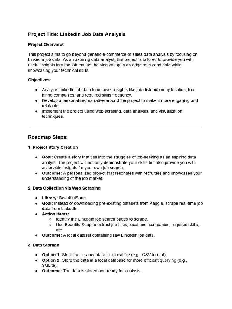 YT - LinkedIn Job Data Analysis | PDF | Data Analysis | Data