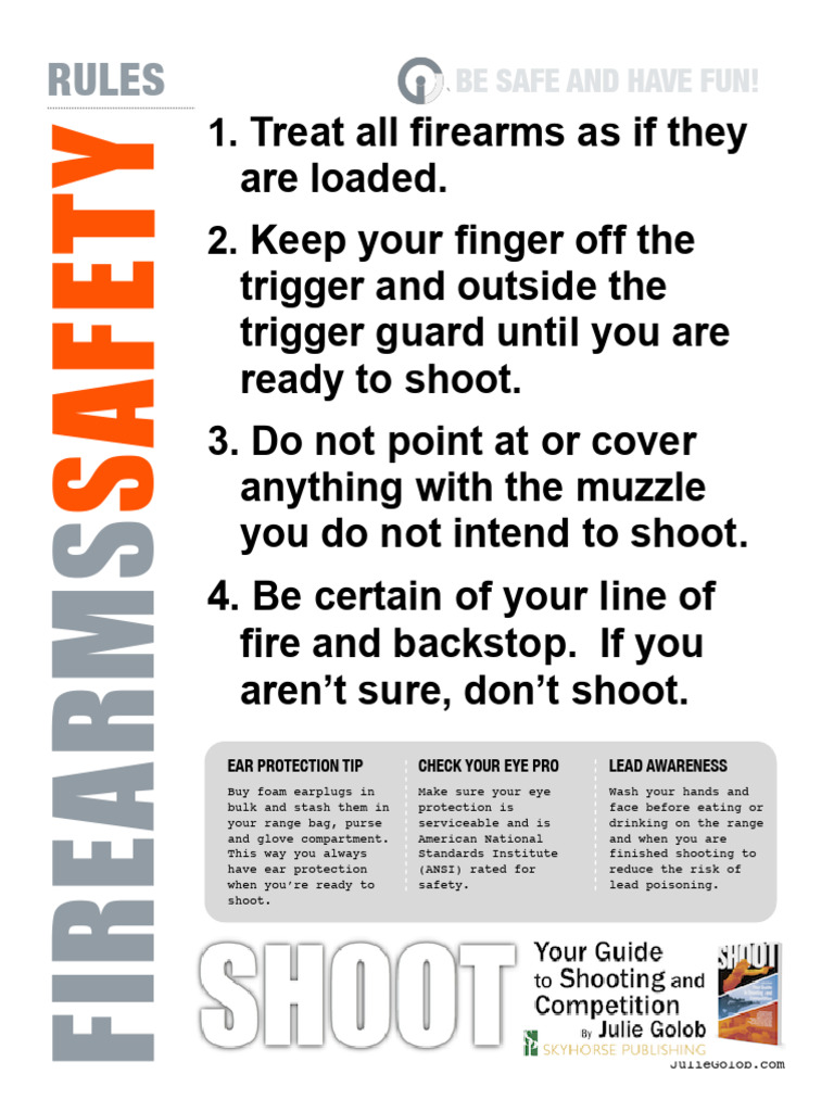 Essential Firearm Safety Rules Guide | PDF