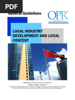 Guidelines For The Local Content Score Template (At Entity Level) | PDF ...