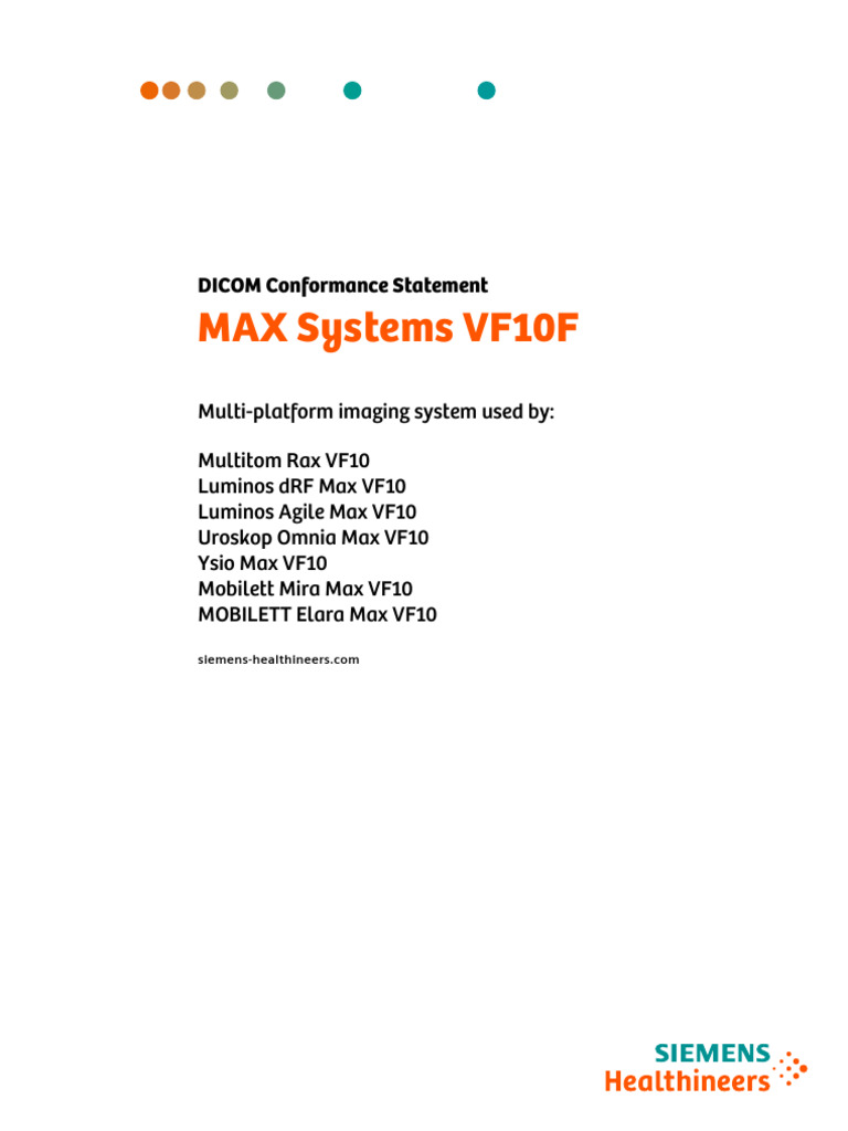 Siemens Dicom Conformance Statement | PDF | Computing