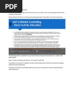 Create and Assign Activity Types in SAP | PDF