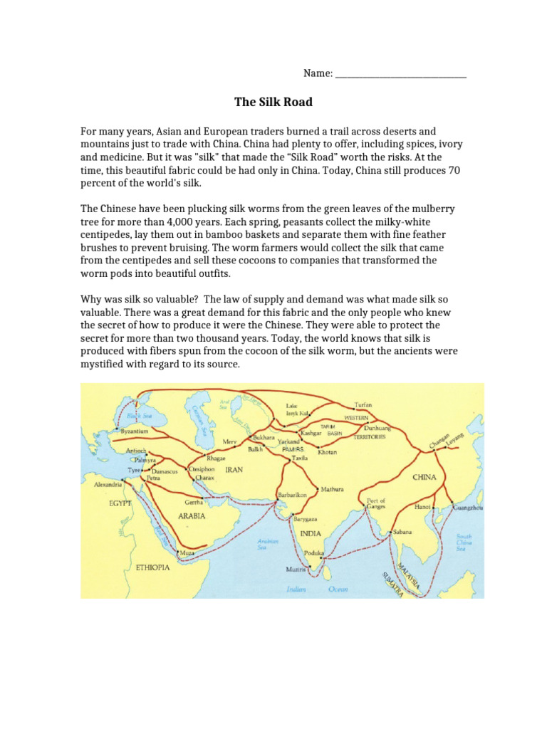 The Silk Road and Han Innovations | PDF | Han Dynasty | Silk