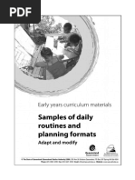 HighScope Daily Routine Overview | PDF | Learning