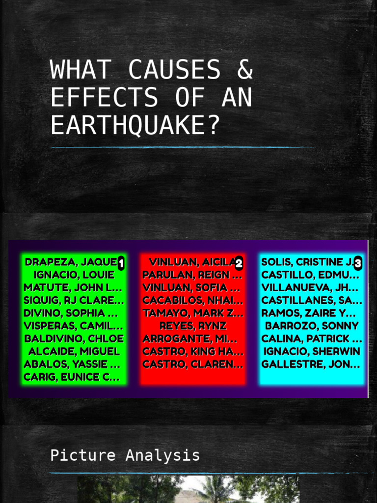 Causes and Effects of Earthquakes | PDF