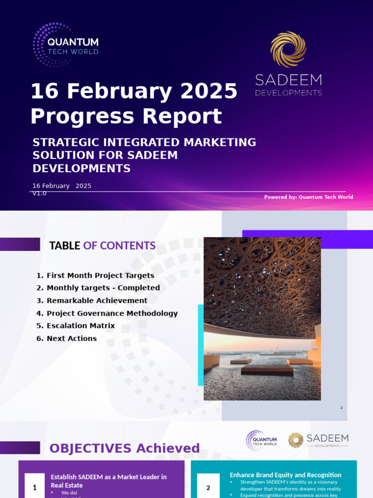 Progress Report 16 February | PDF | Advertising | Marketing