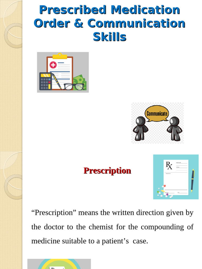 Prescription Order | PDF | Medical Prescription | Pharmacy